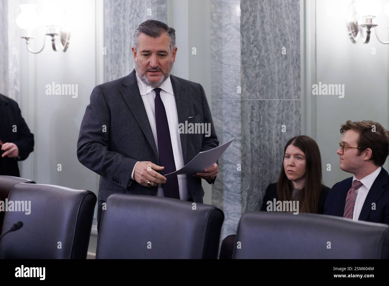 Washington, United States. 12th Feb, 2025. Chairman Ted Cruz (R-TX) is ...