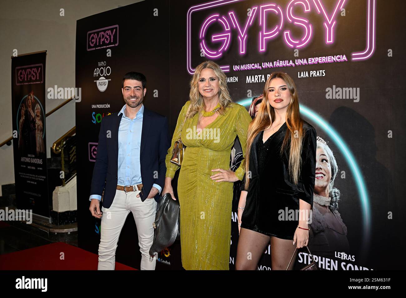 Loreto Valverde during the premiere of the new musical 'Gypsy' at the ...