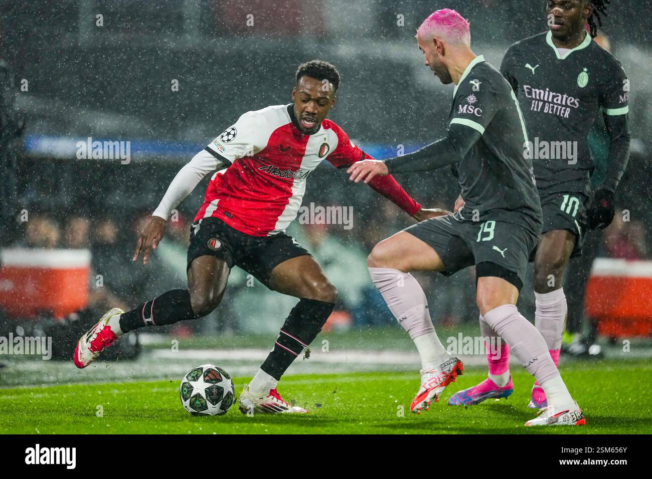 Rotterdam, The Netherlands. 12th Feb, 2025. Rotterdam - Antoni Milambo ...