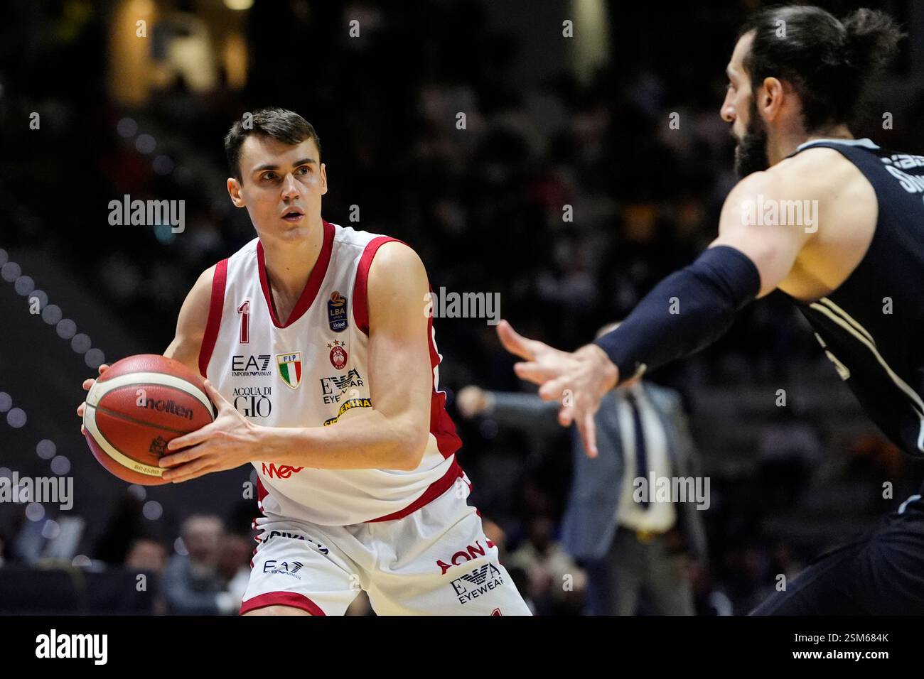 Torino, Italia. 12th Feb, 2025. EA7 Emporio Armani Olimpia Milano Nenad ...