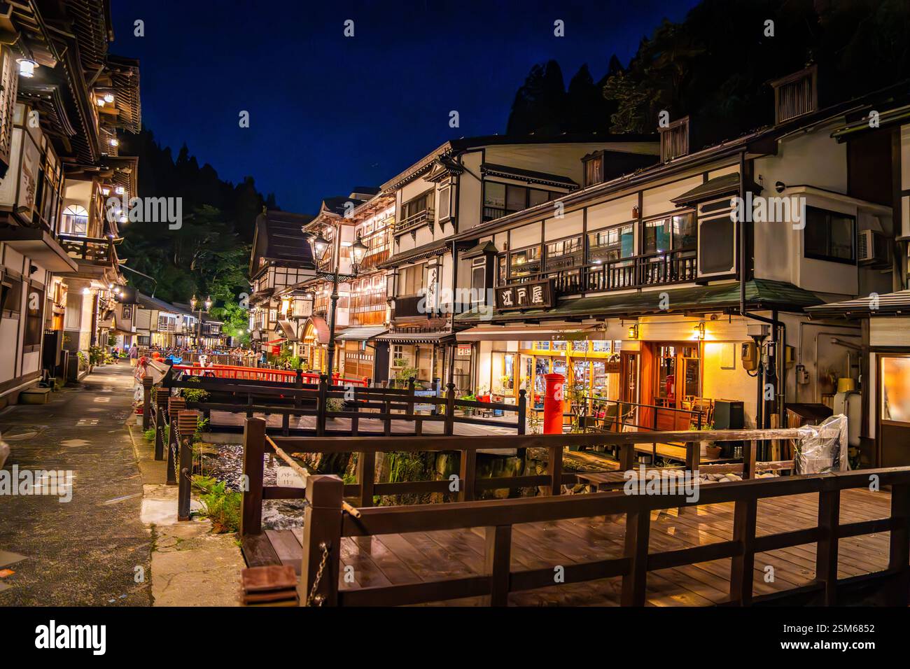 Ginzan Onsen in Obanazawa, Yamagata Prefecture, Japan Stock Photo - Alamy