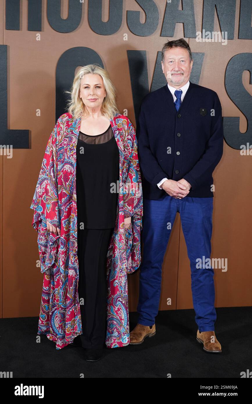 Hannah Walters and Steven Knight attending a screening of A Thousand ...