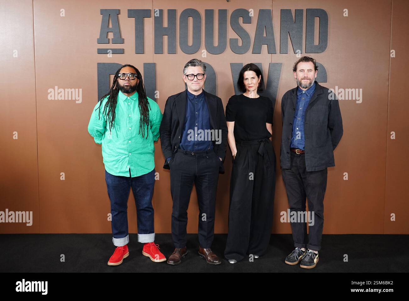 (left to right) Barrington Robinson, Tom Miller, Kate Miller and Damian ...