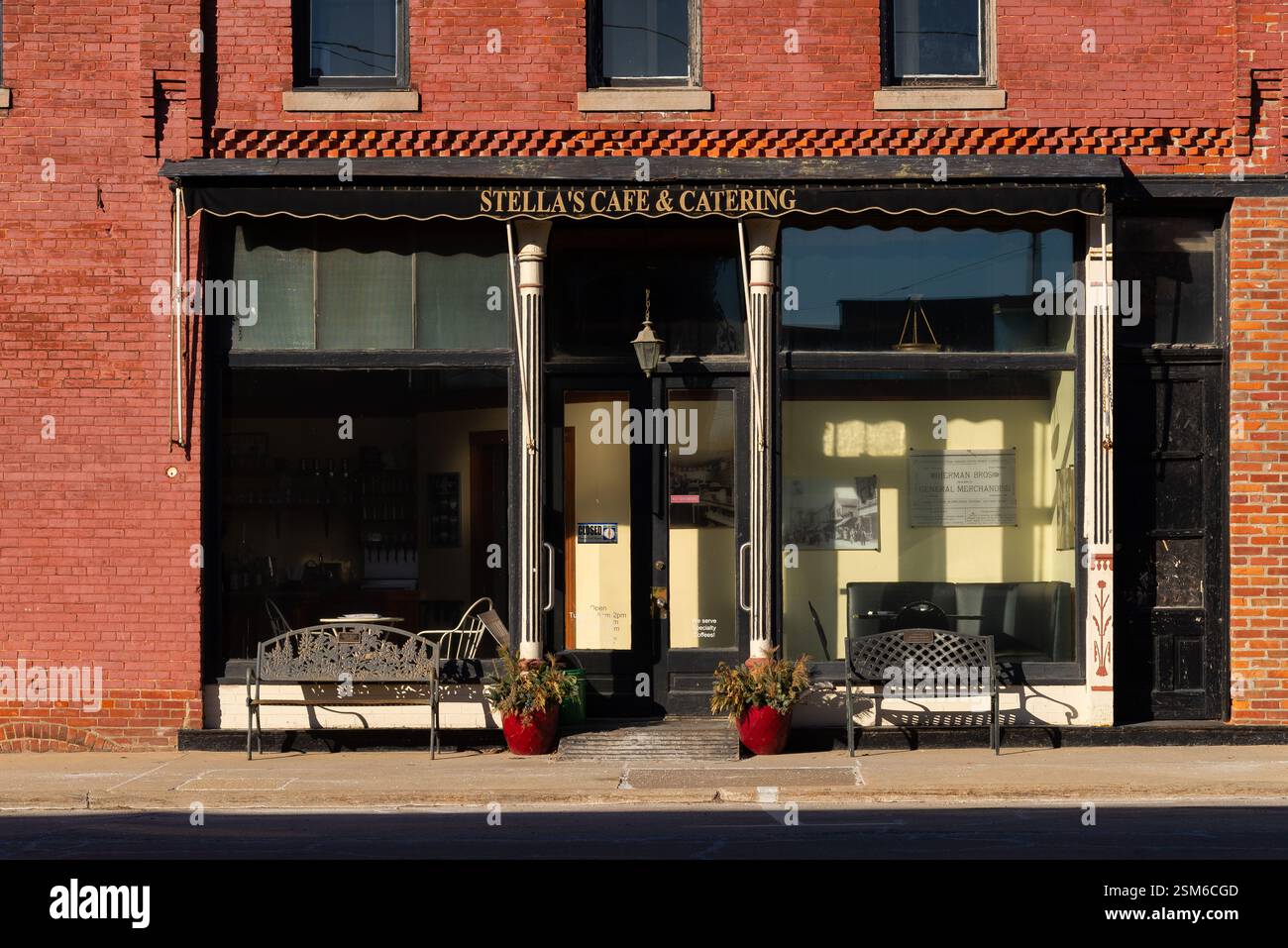 Stockton, Illinois - United States - February 10th, 2025: Downtown ...