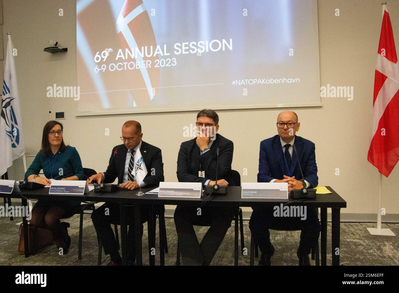 Copenhagen, Denmark. 6th Oct, 2023. (L-R) Ruxandra Popa, Secretary ...