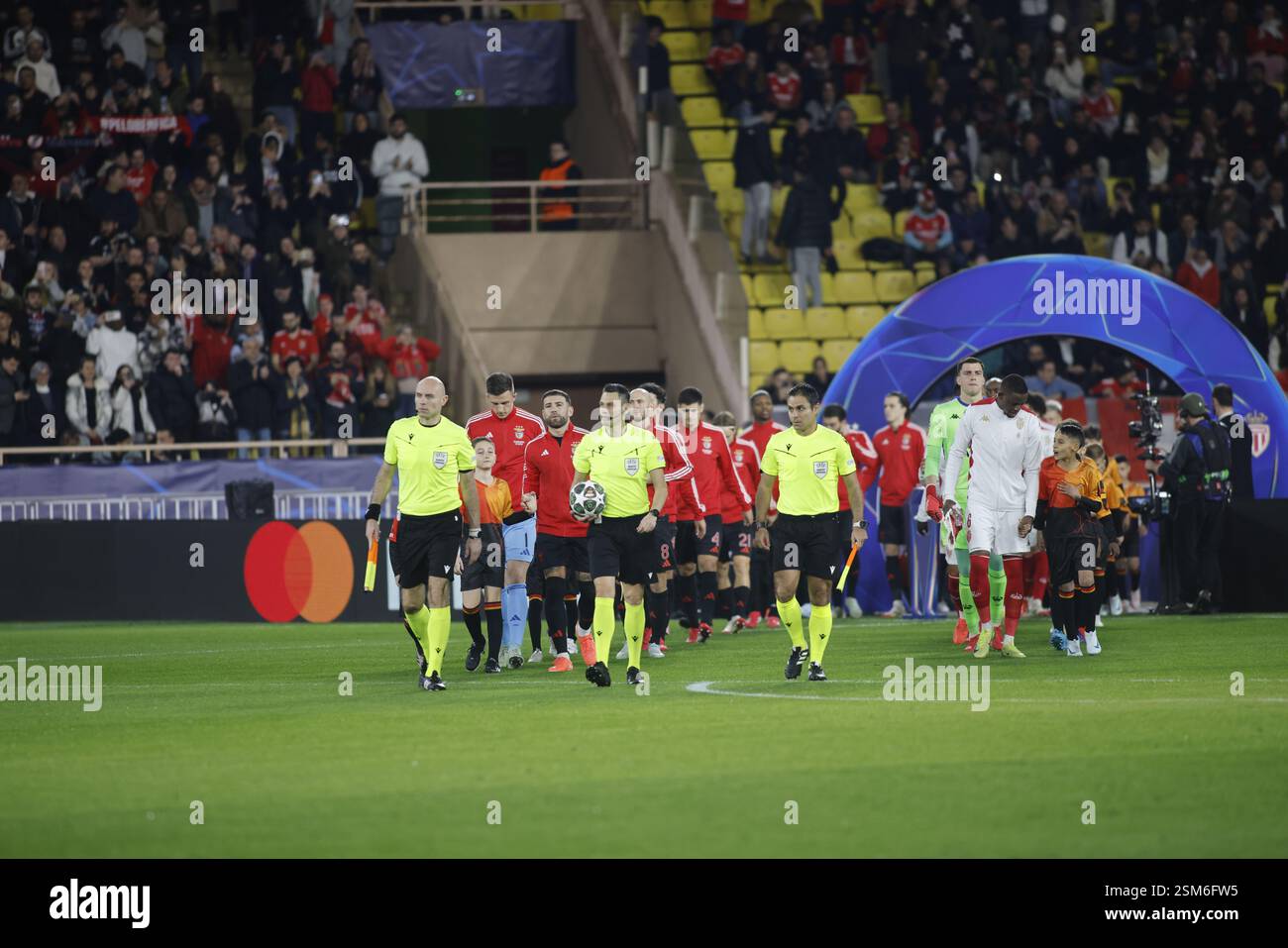 Monaco, Principality Of Monaco. 12th Feb, 2025. Teams entering the ...