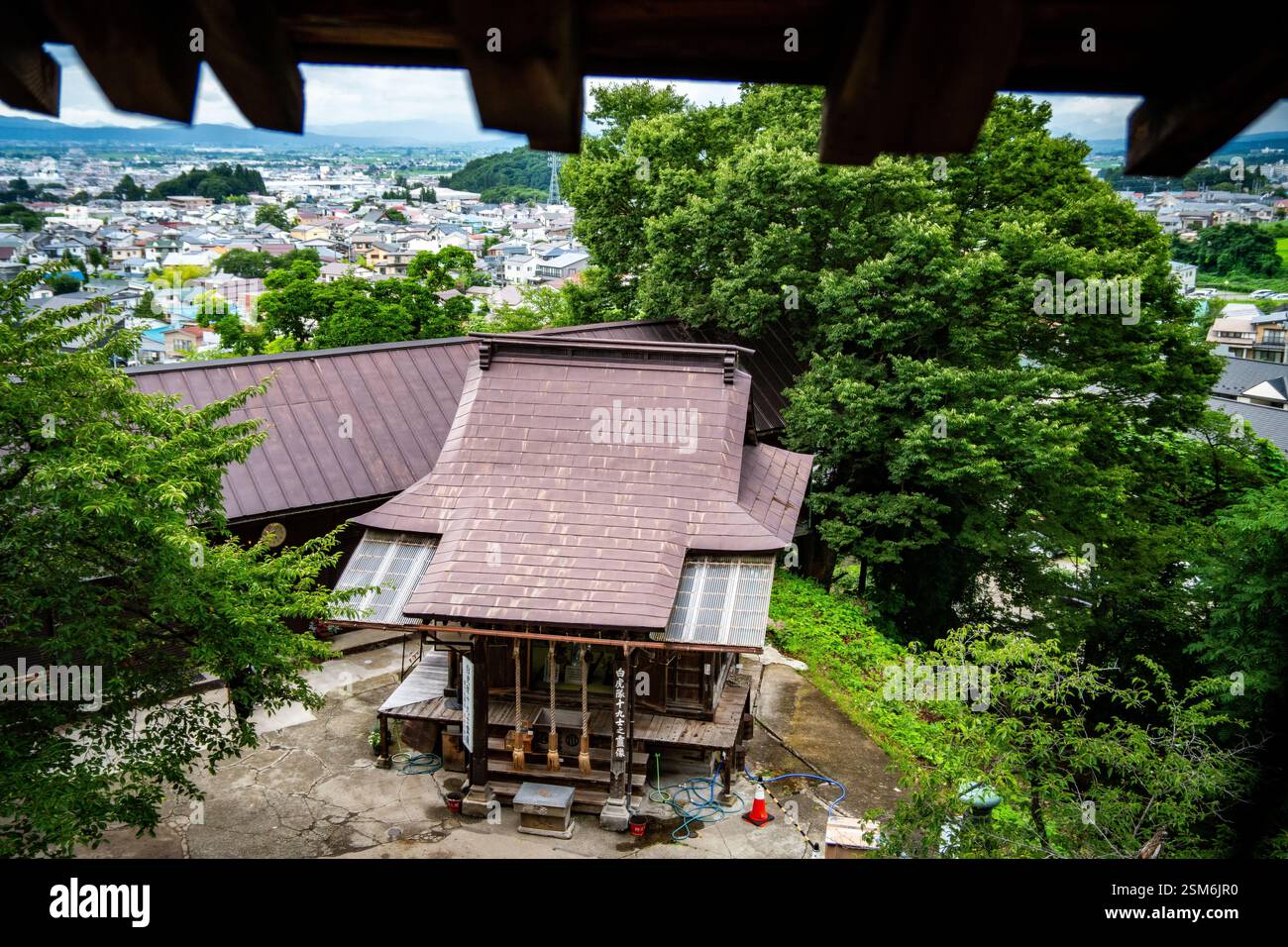 Sazae Temple in Aizuwakamatsu, Fukushima, Japan Stock Photo - Alamy