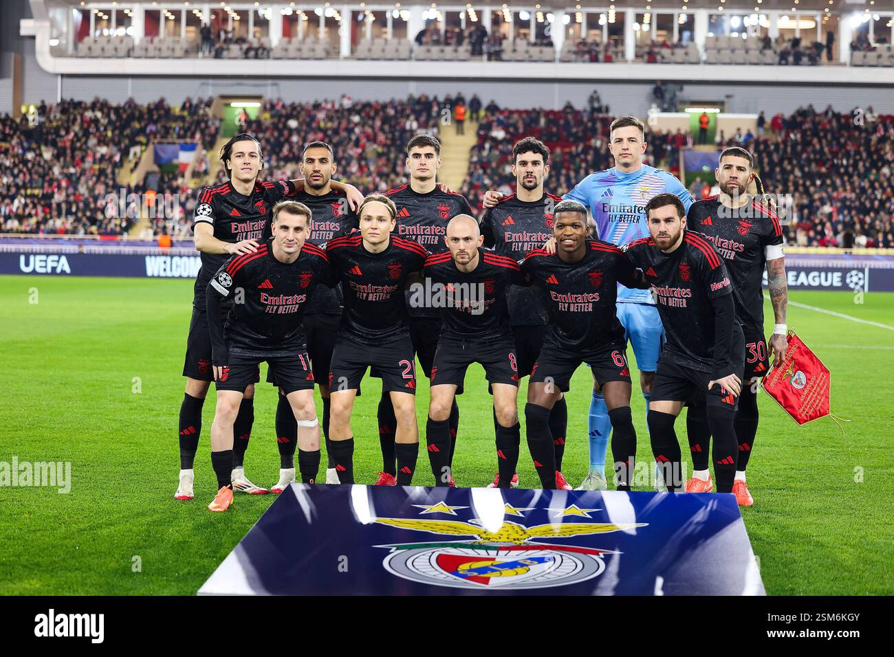Monaco on February 12, 2025 Uefa Champions League Knockout phase play ...