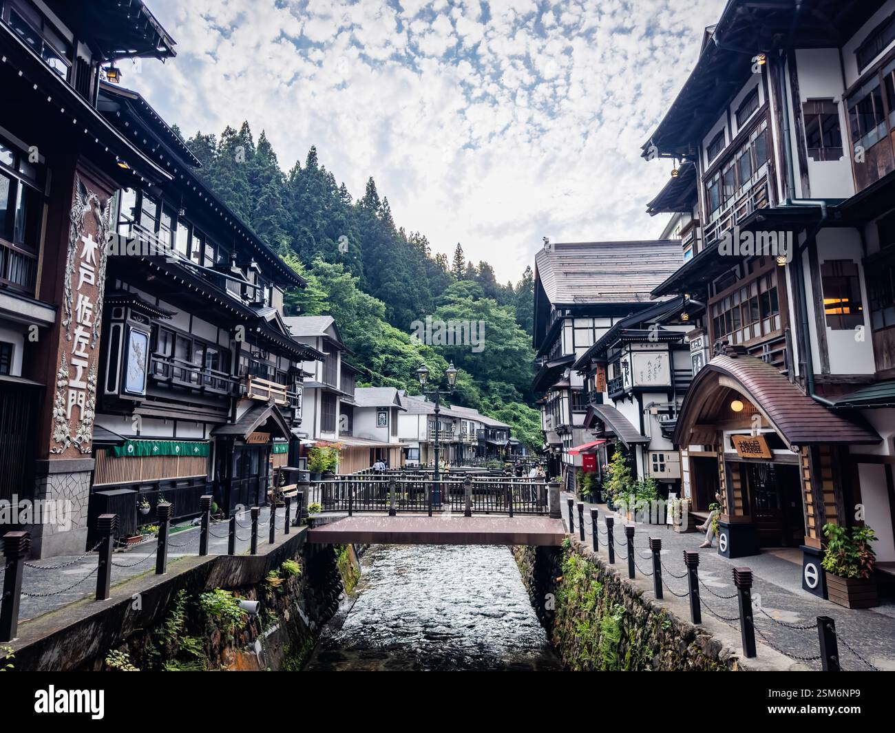 Ginzan Onsen in Obanazawa, Yamagata Prefecture, Japan Stock Photo - Alamy