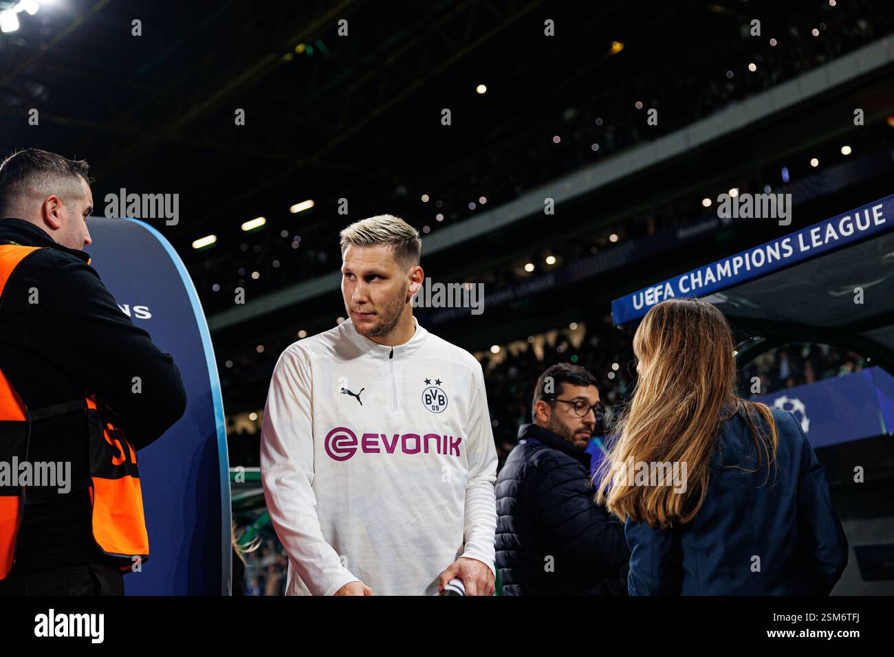 Niklas Sule seen during UEFA Champions League game between teams of ...