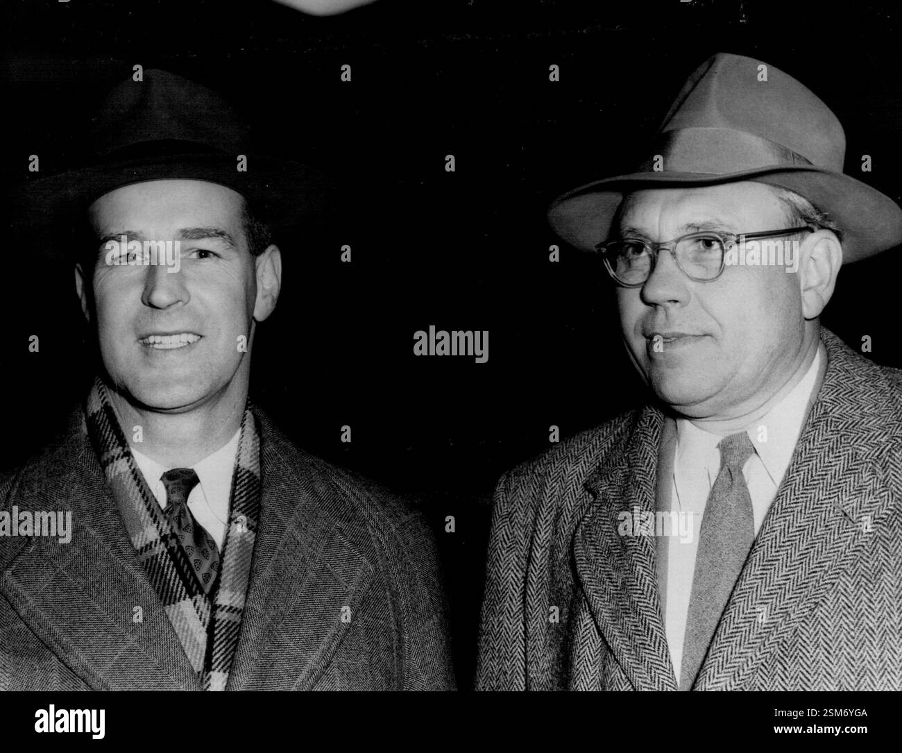 Sen. Gen. R. C. Bedell (right), South Pacific Commission Stock Photo ...