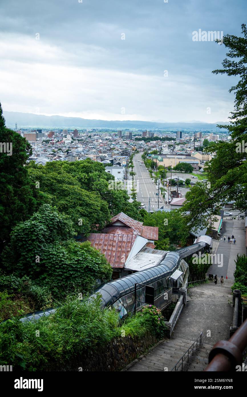 Sazae Temple in Aizuwakamatsu, Fukushima, Japan Stock Photo - Alamy