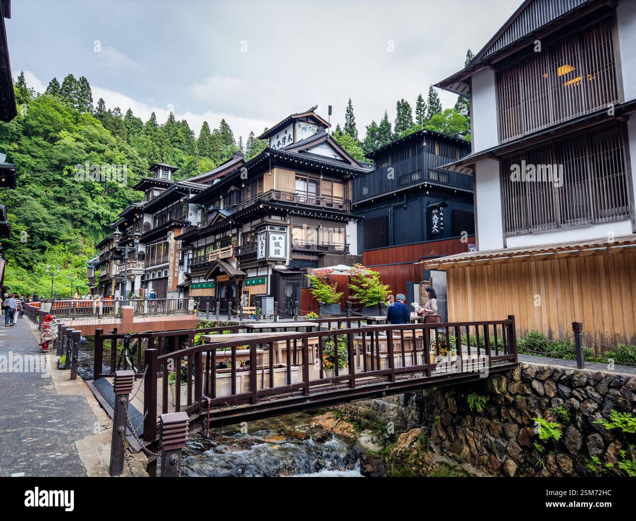 Ginzan Onsen in Obanazawa, Yamagata Prefecture, Japan Stock Photo - Alamy