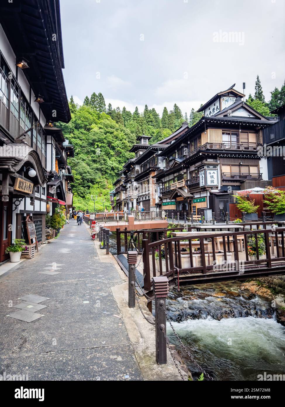 Ginzan Onsen in Obanazawa, Yamagata Prefecture, Japan Stock Photo - Alamy