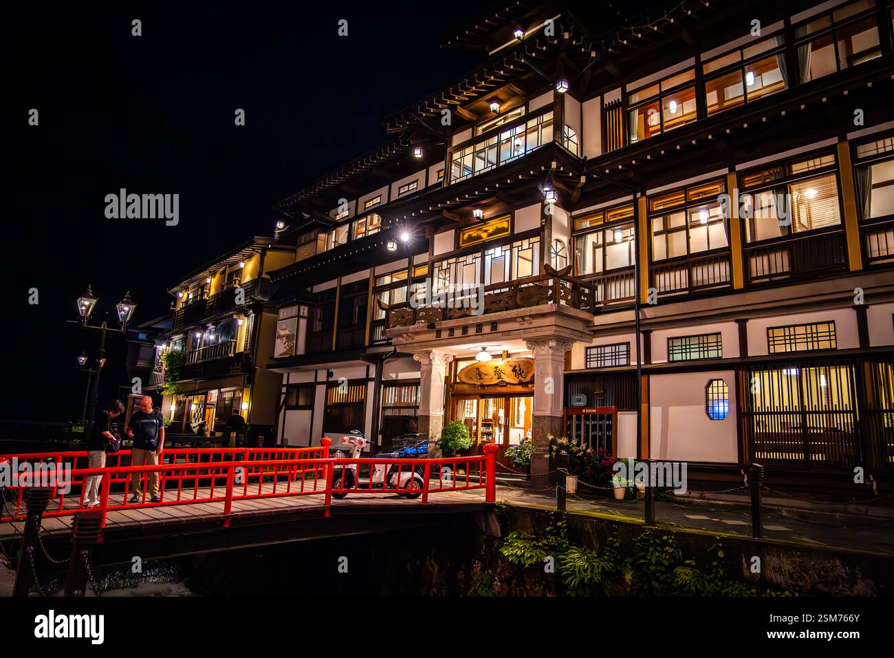 Ginzan Onsen in Obanazawa, Yamagata Prefecture, Japan Stock Photo - Alamy