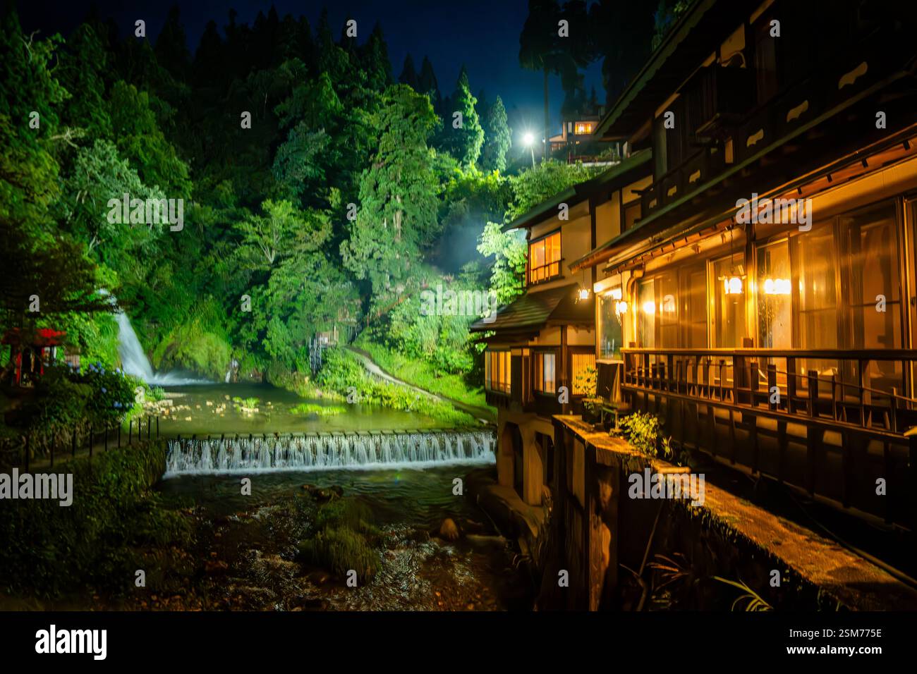 Ginzan Onsen in Obanazawa, Yamagata Prefecture, Japan Stock Photo - Alamy