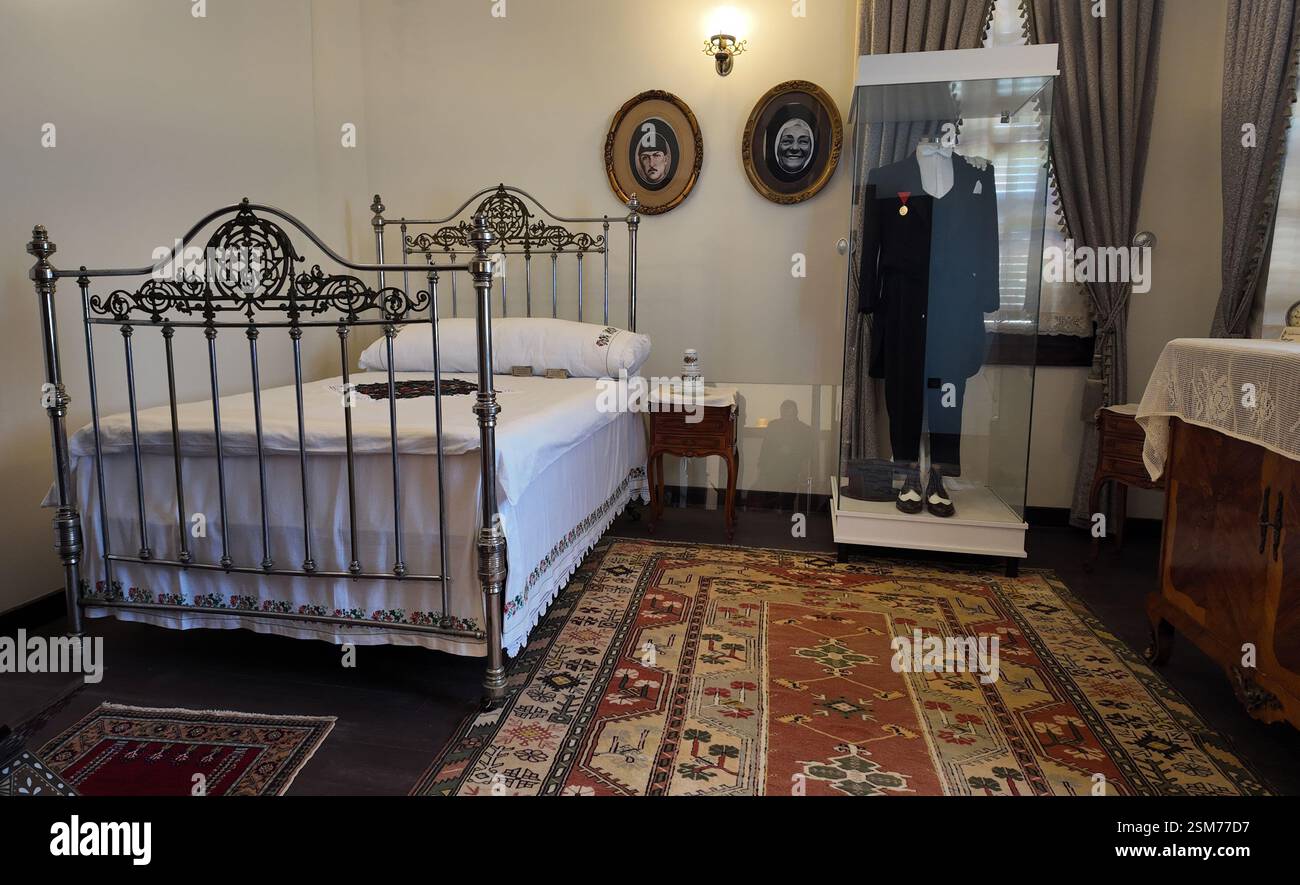 Istanbul,Turkey.February 1, 2025.A view from the Ataturk House Museum ...