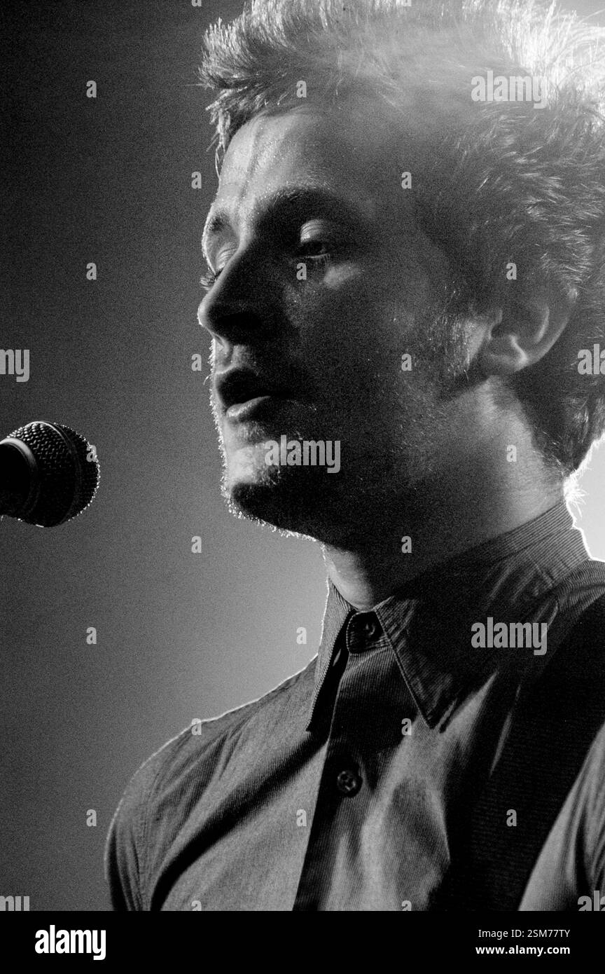 Ross Millard, singer and guitarist of the Futureheads on the NME Tour ...