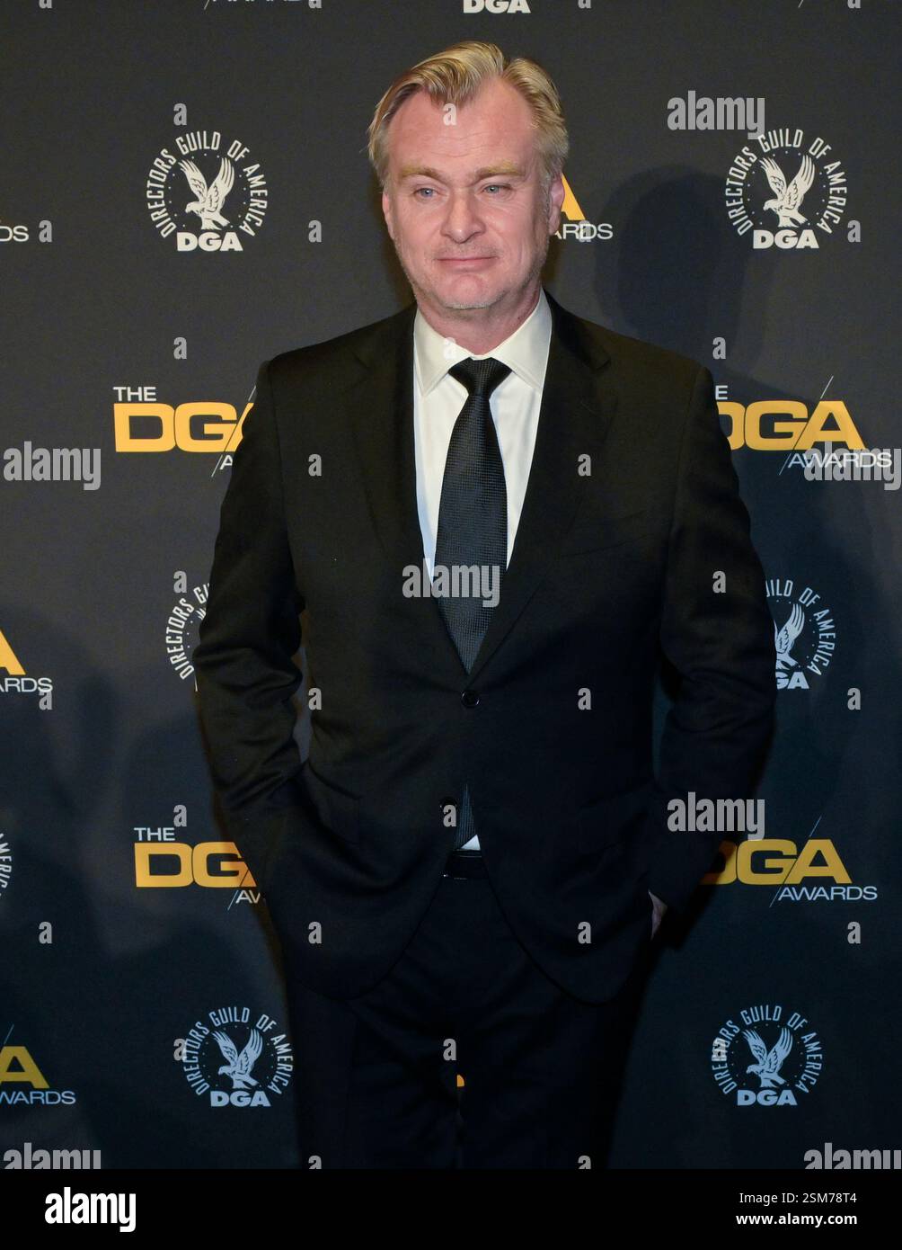 February 8, 2025, Beverly Hills, California, USA: Christopher Nolan ...