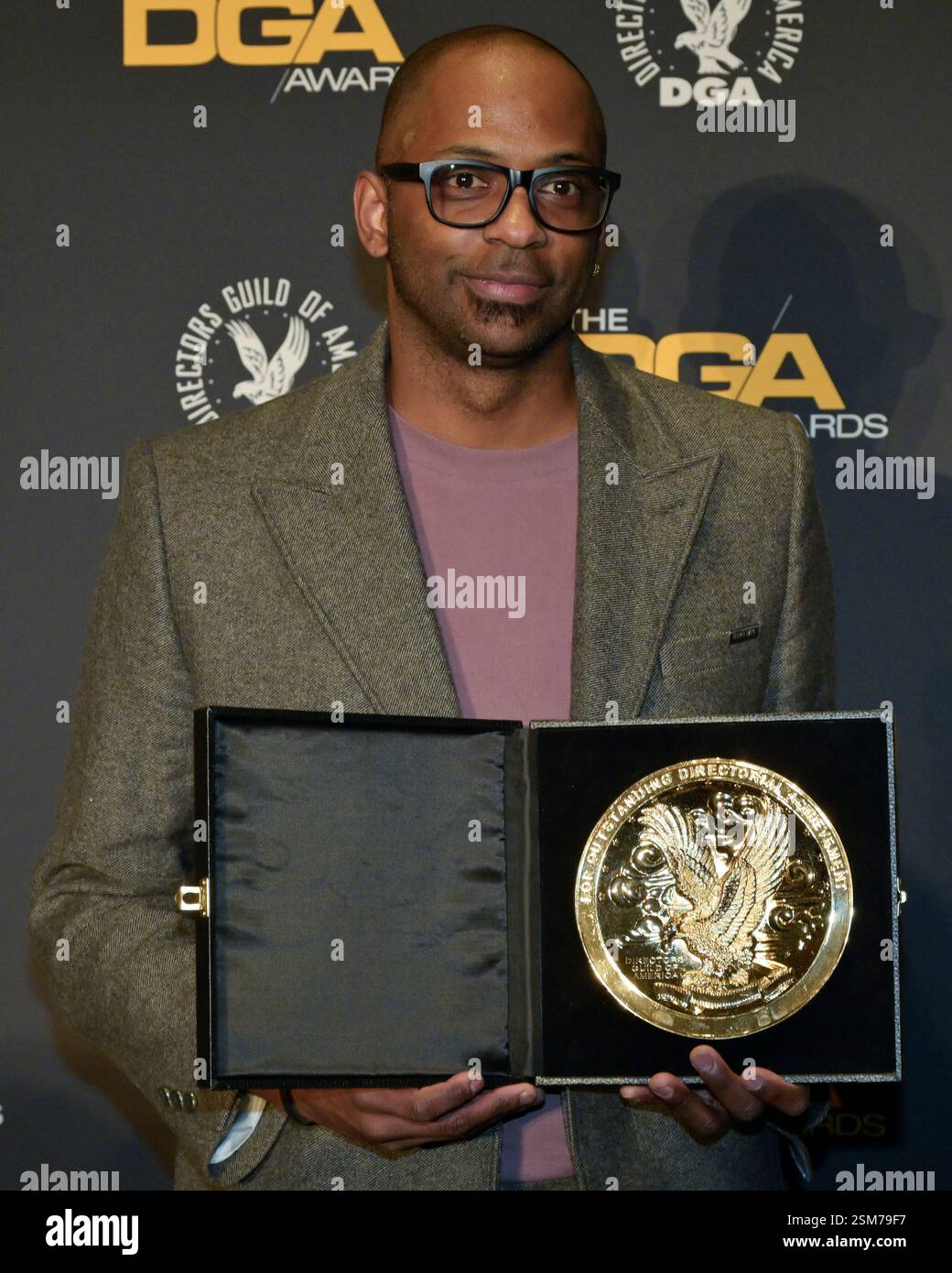 February 8, 2025, Beverly Hills, California, USA: RaMell Ross attends ...