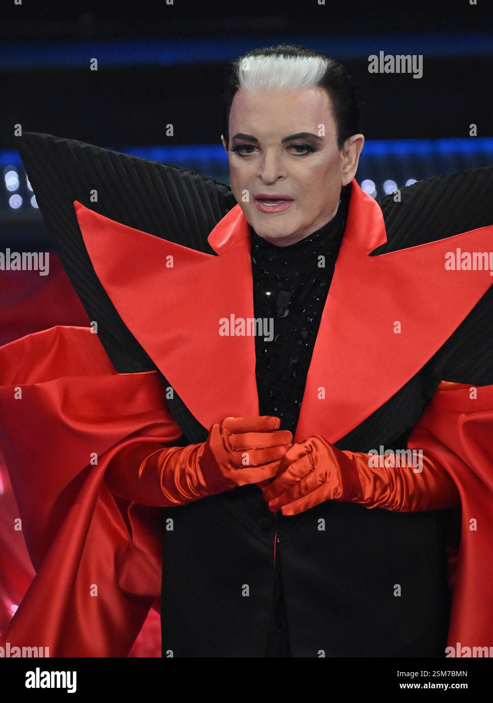 Sanremo, Italy. 12th Feb, 2025. Second Evening. In the photo Cristiano ...