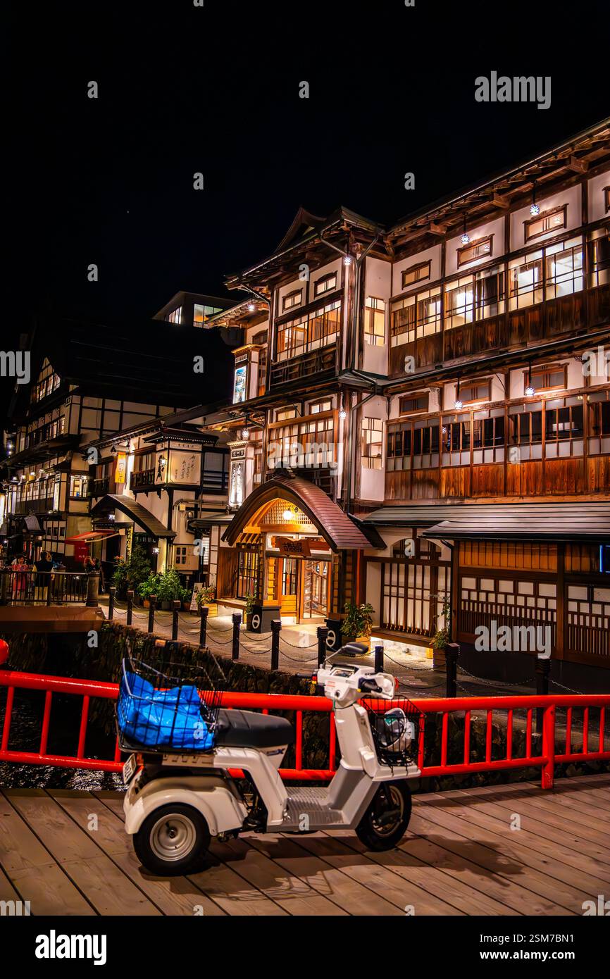 Ginzan Onsen in Obanazawa, Yamagata Prefecture, Japan Stock Photo - Alamy