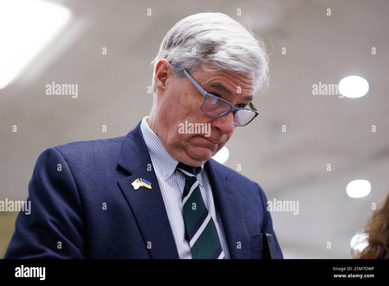Washington, United States. 12th Feb, 2025. Senator Sheldon Whitehouse ...