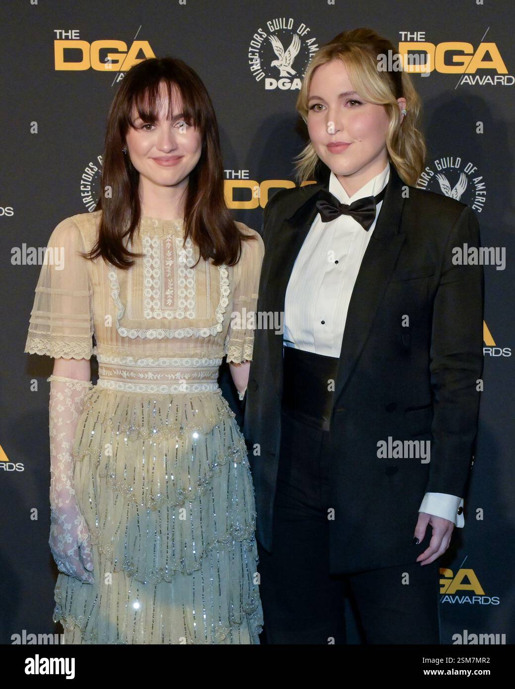 Beverly Hills, California, USA. 08th Feb, 2025. Maude Apatow and Taylor ...