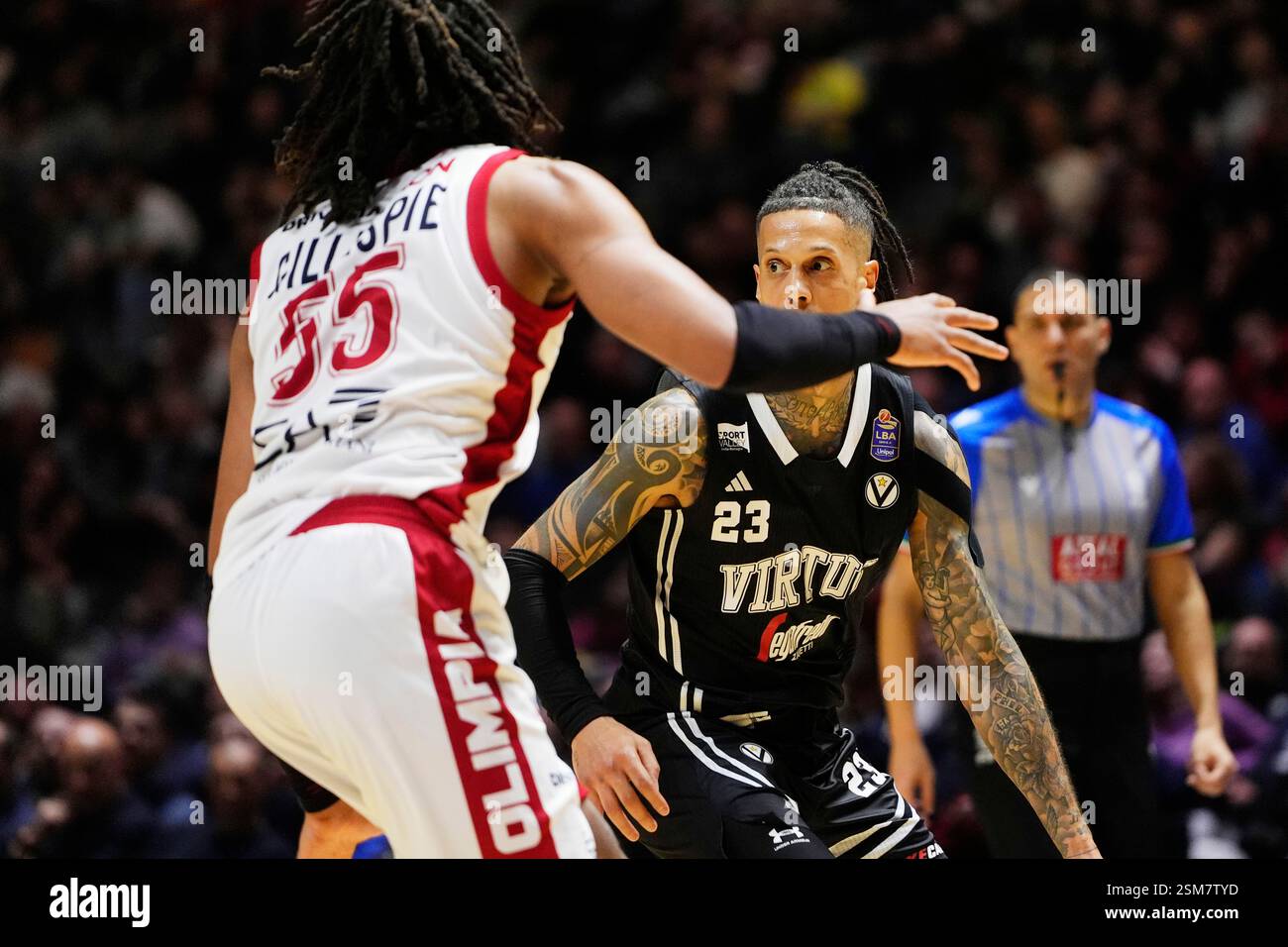 Torino, Italia. 12th Feb, 2025. Segafredo Virtus Bologna Daniel Hackett ...
