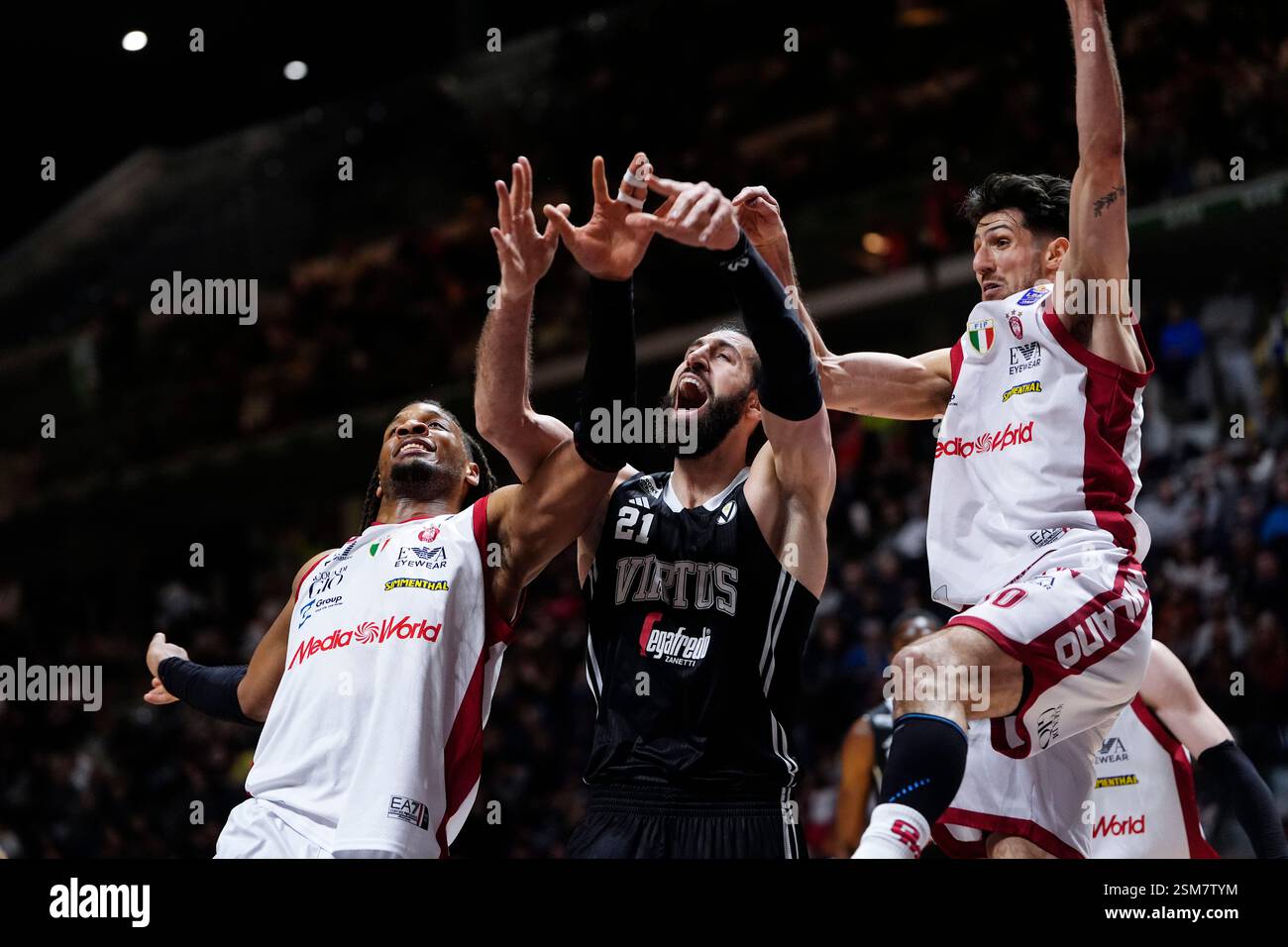 Torino, Italia. 12th Feb, 2025. Germani Pallacanestro Brescia Joseph ...