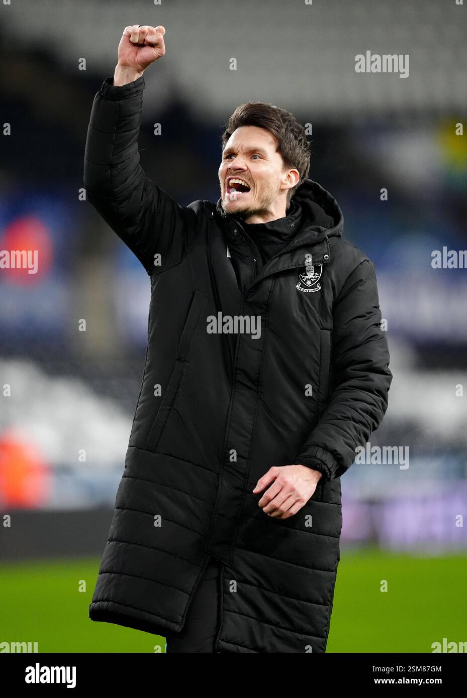 Sheffield Wednesday manager Danny Rohl celebrates after the Sky Bet ...