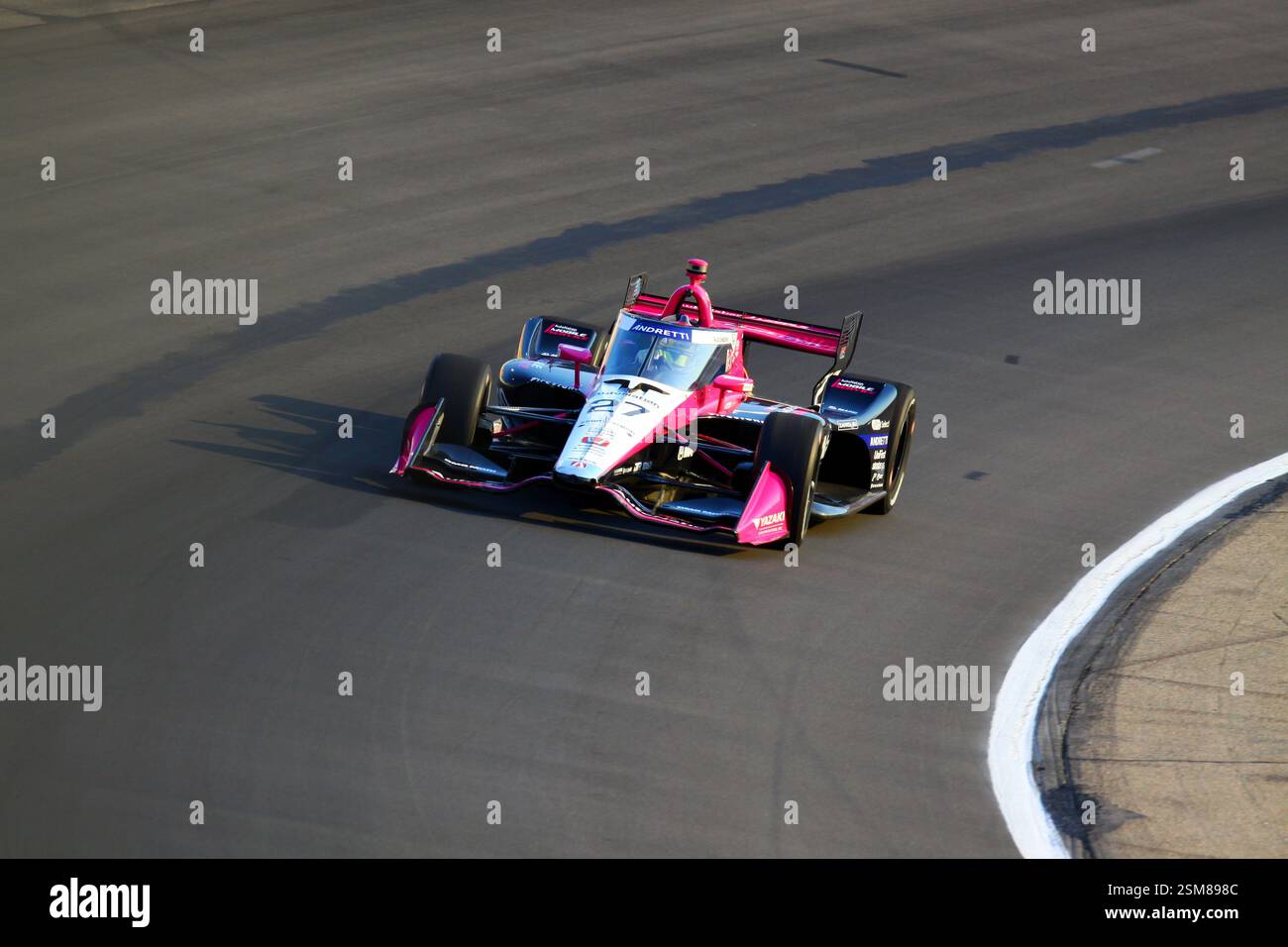 Newton Iowa, July 13, 2024: Kyle Kirkwood Hy-Vee INDYCAR Race 1 at Iowa ...