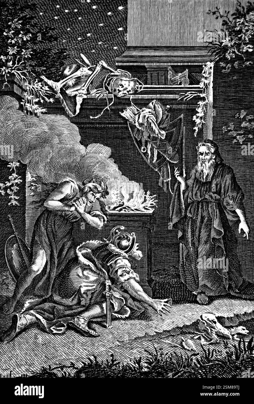 Saul and the Witch of Endor (Samuel)- Saul Visited a Female Sorceror ...