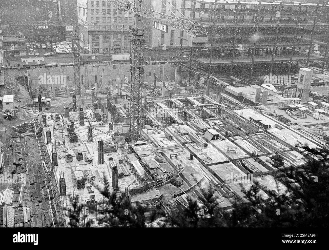 Construction takes place encompassing Fifth, Sixth and Walnut Streets ...