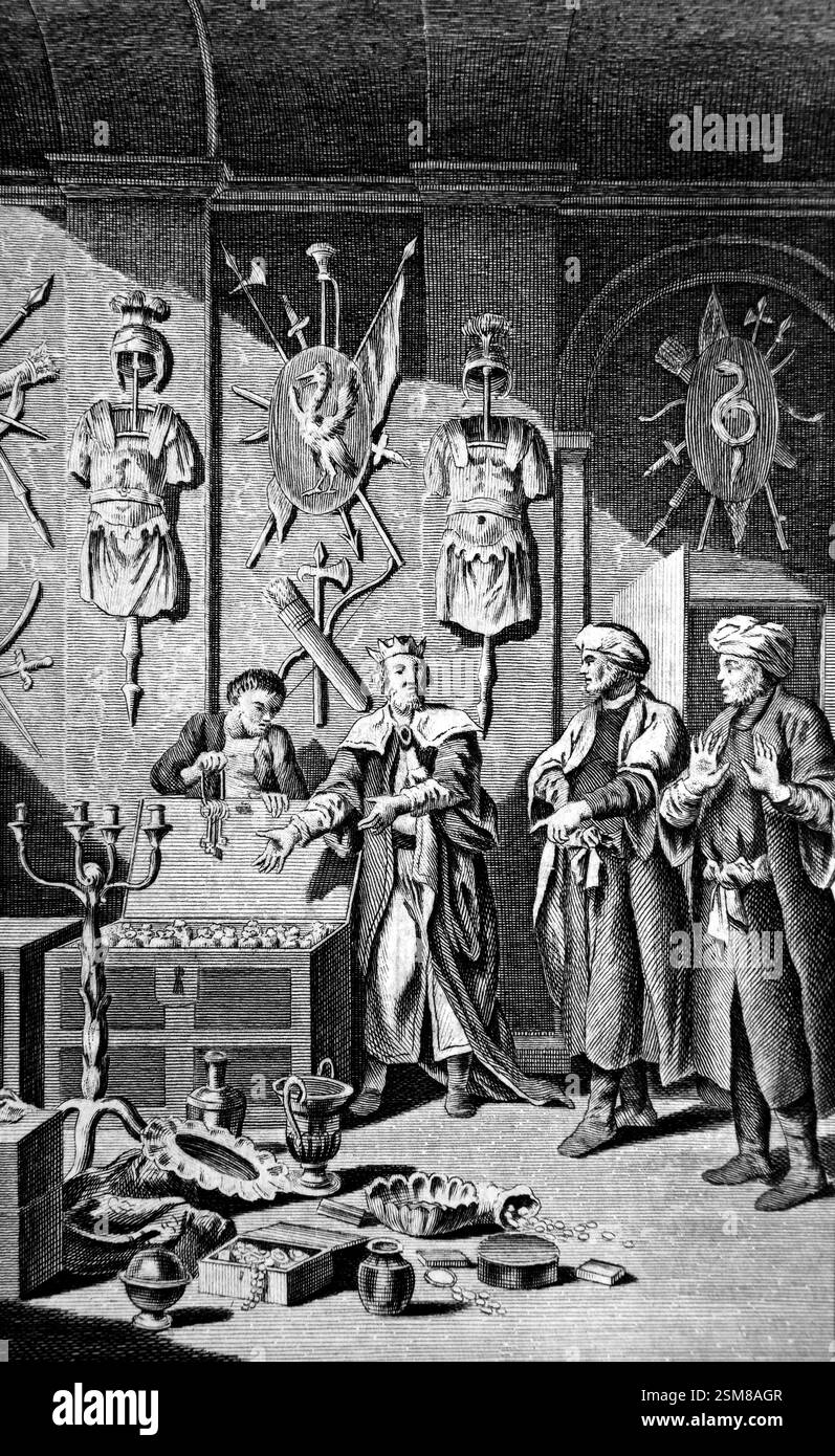 Engraving with story Black and White Stock Photos & Images - Alamy