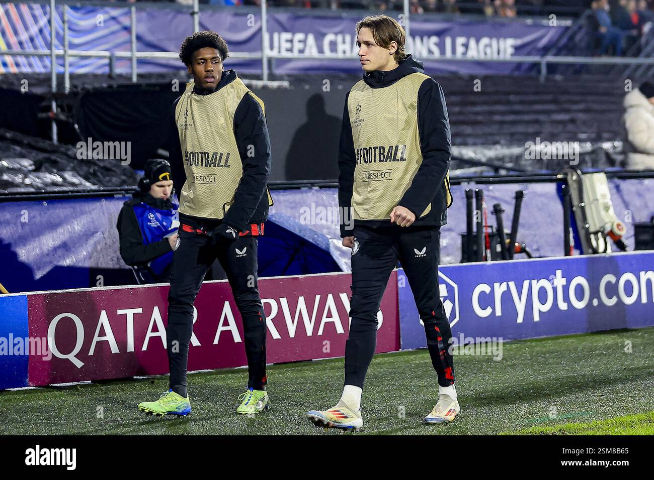 Rotterdam, Netherlands. 12th Feb, 2025. ROTTERDAM, 12-2-2025, Stadium ...
