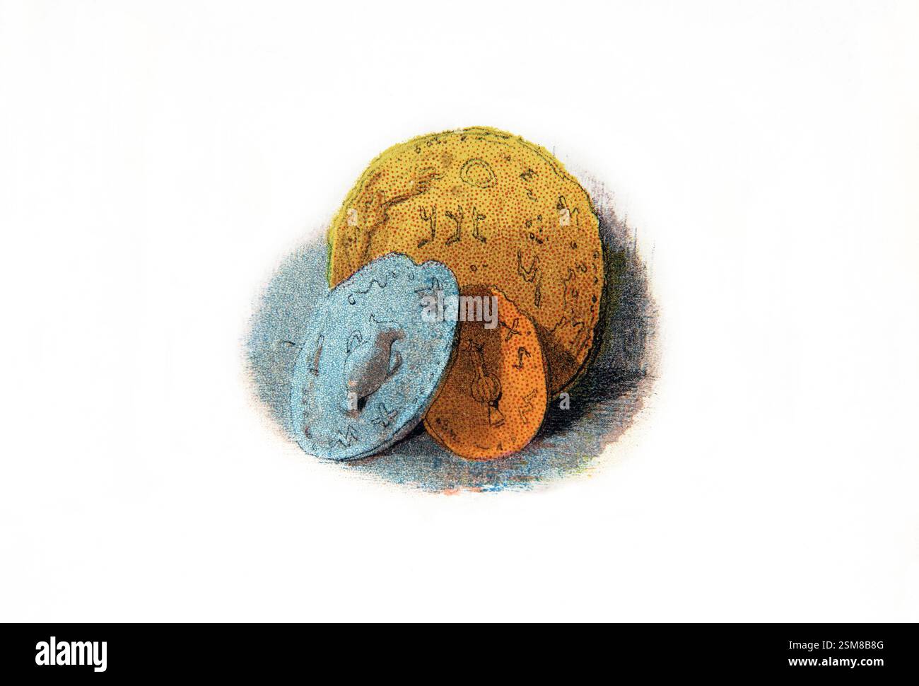 Samaritan Coins Showing Probable form of Golden pot of Manna from ...