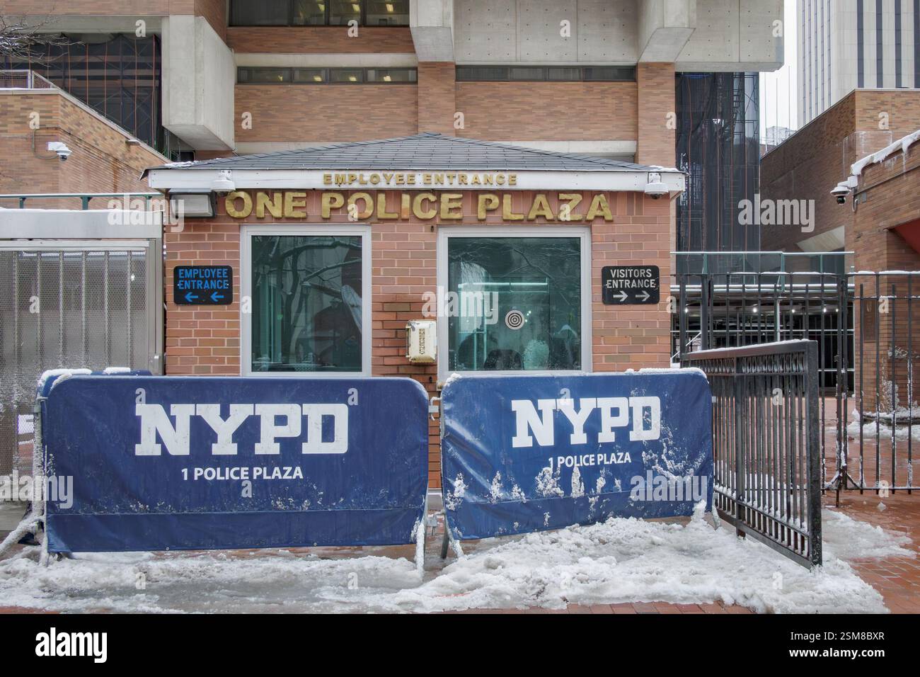 USA. 12th Feb, 2025. New York Police Department (NYPD) headquarters ...