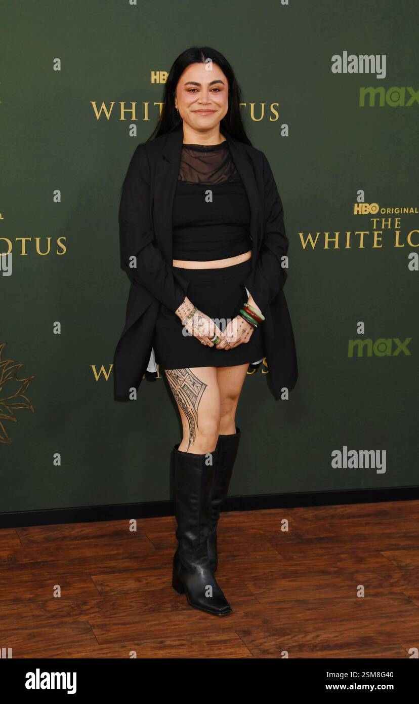 LOS ANGELES, CALIFORNIA - FEBRUARY 10: Deison Afualo attends the Los ...