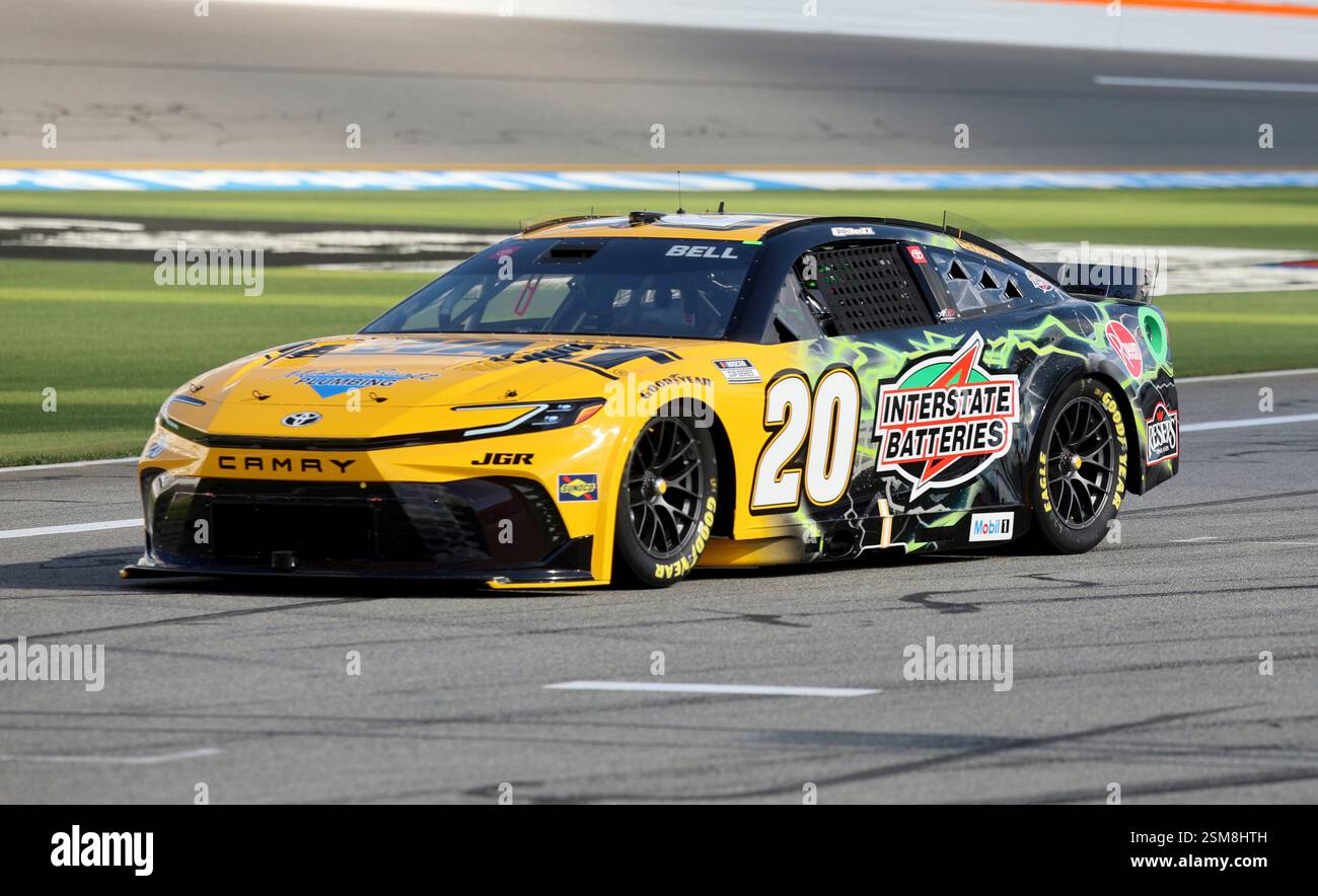 DAYTONA BEACH, FL - FEBRUARY 12: Christopher Bell (#20 Joe Gibbs Racing ...