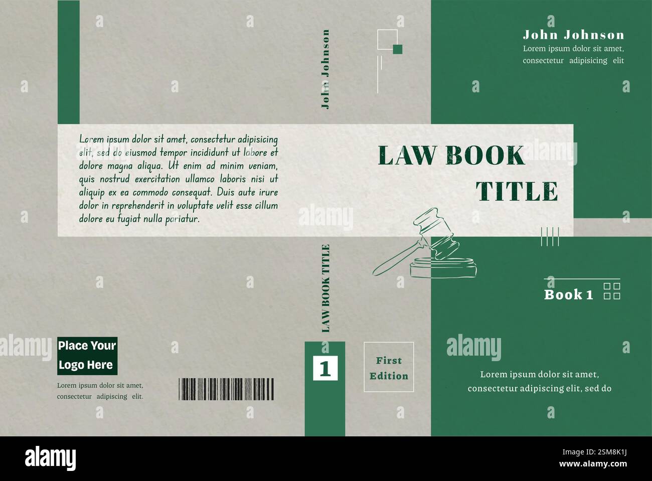 Customizable book cover Stock Vector Images - Alamy