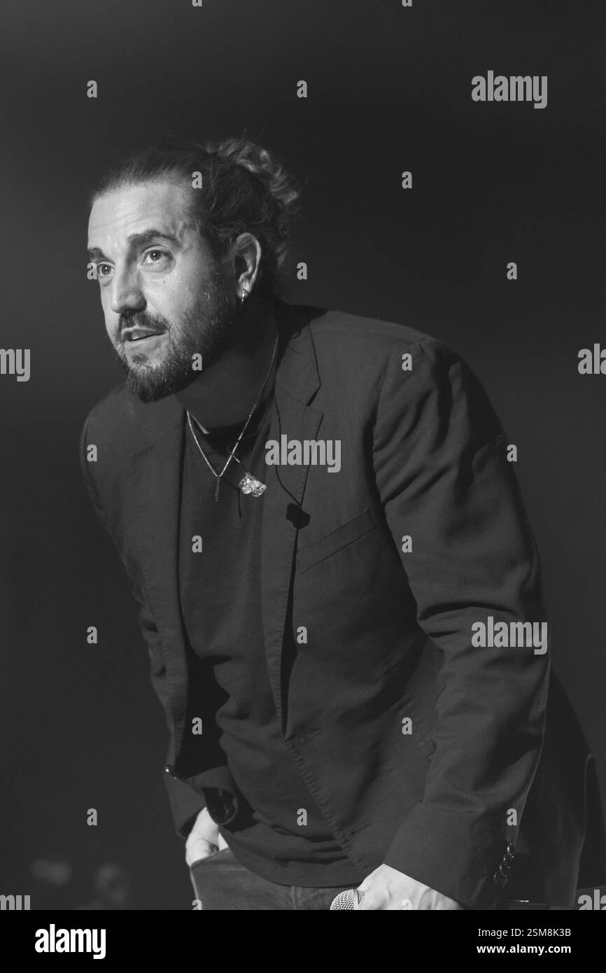 Singer-songwriter Andres Suarez performs during the tribute concert to ...