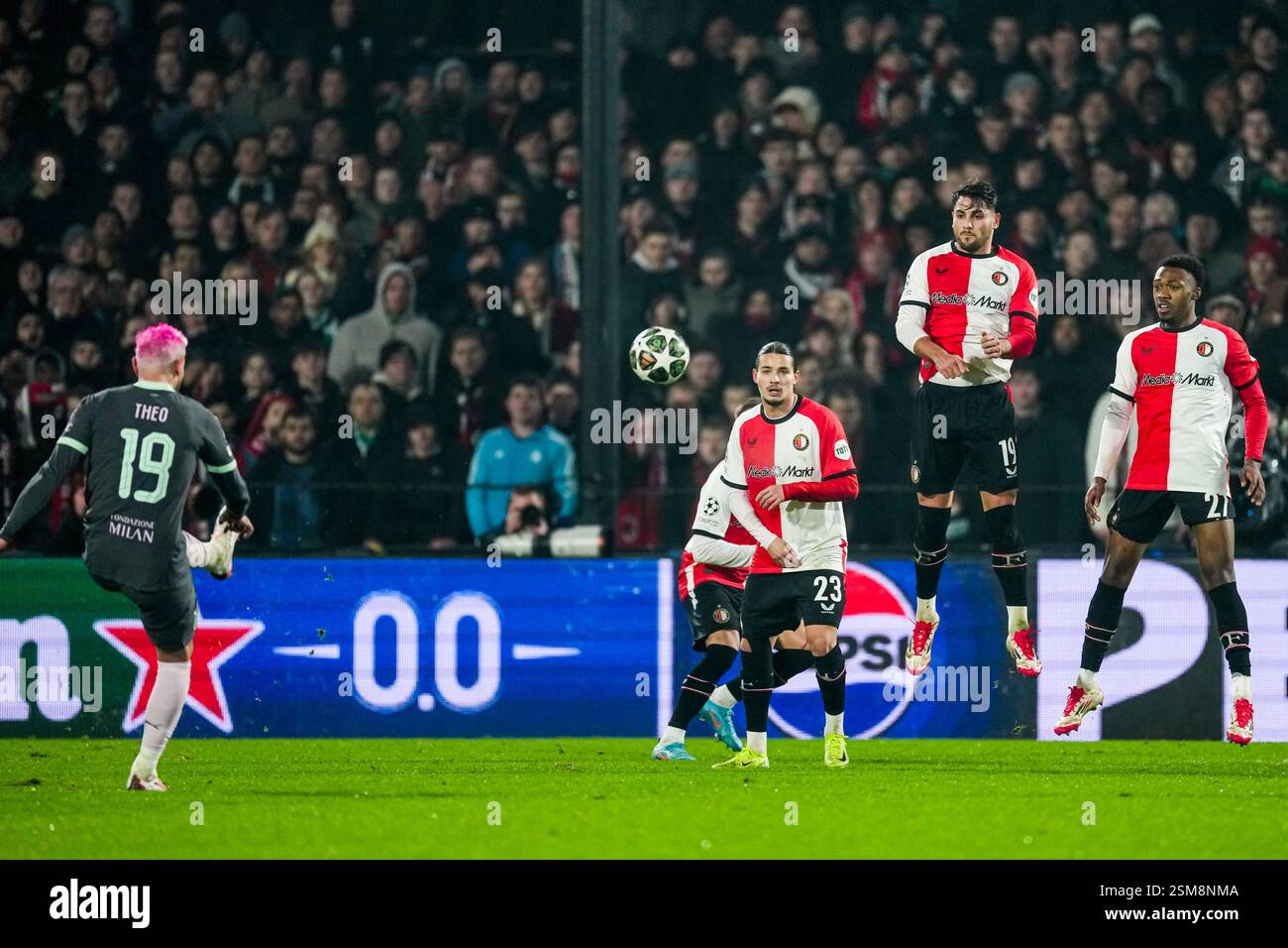 Rotterdam, The Netherlands. 12th Feb, 2025. Rotterdam - Theo Hernandez ...