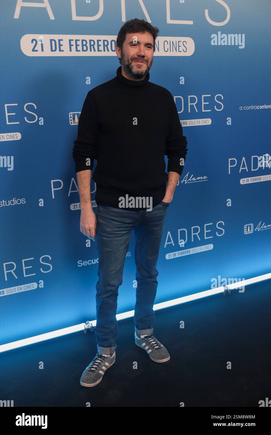 Madrid, Spain, 12th February, 2025: Actor, Álvaro Doñate poses for the ...