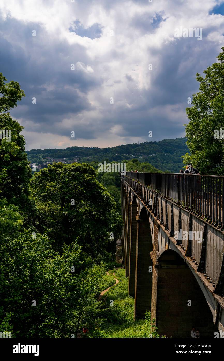 Pontcysyllte Aqueduct, a UNESCO Heritage Engineering Marvel Spanning ...
