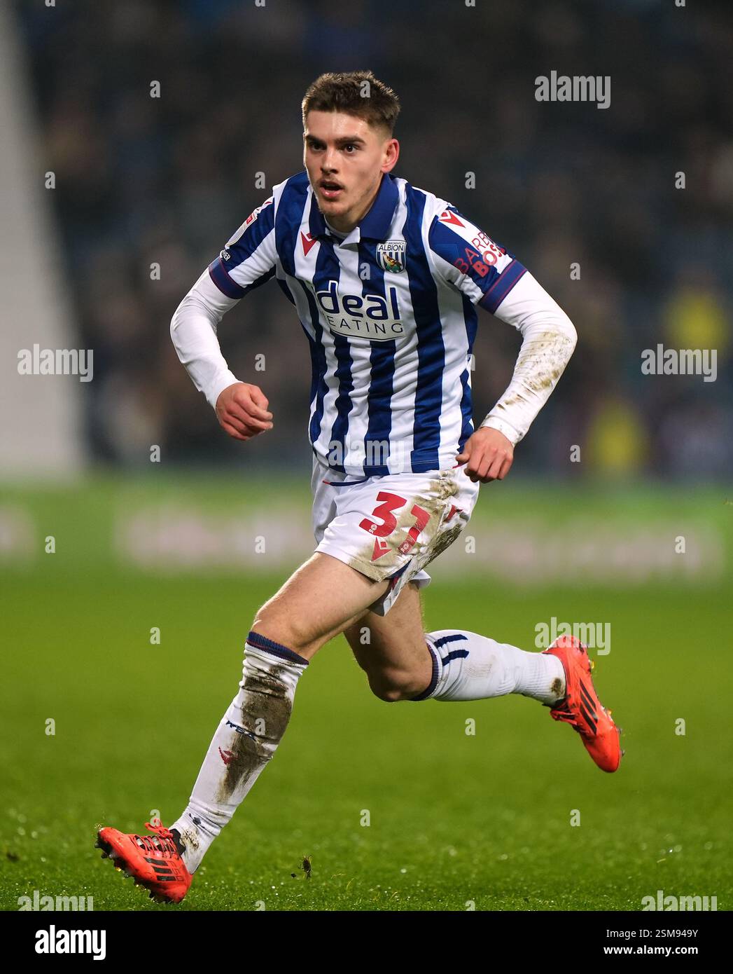 West Bromwich Albion's Tom Fellows during the Sky Bet Championship ...