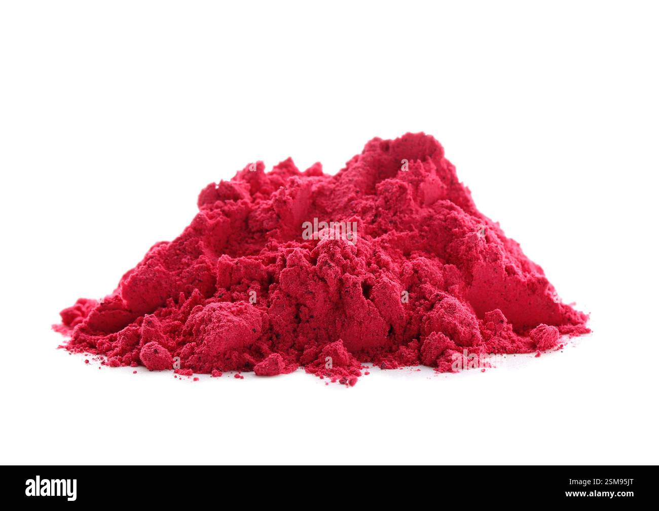 Red pigment on white background Stock Photo - Alamy