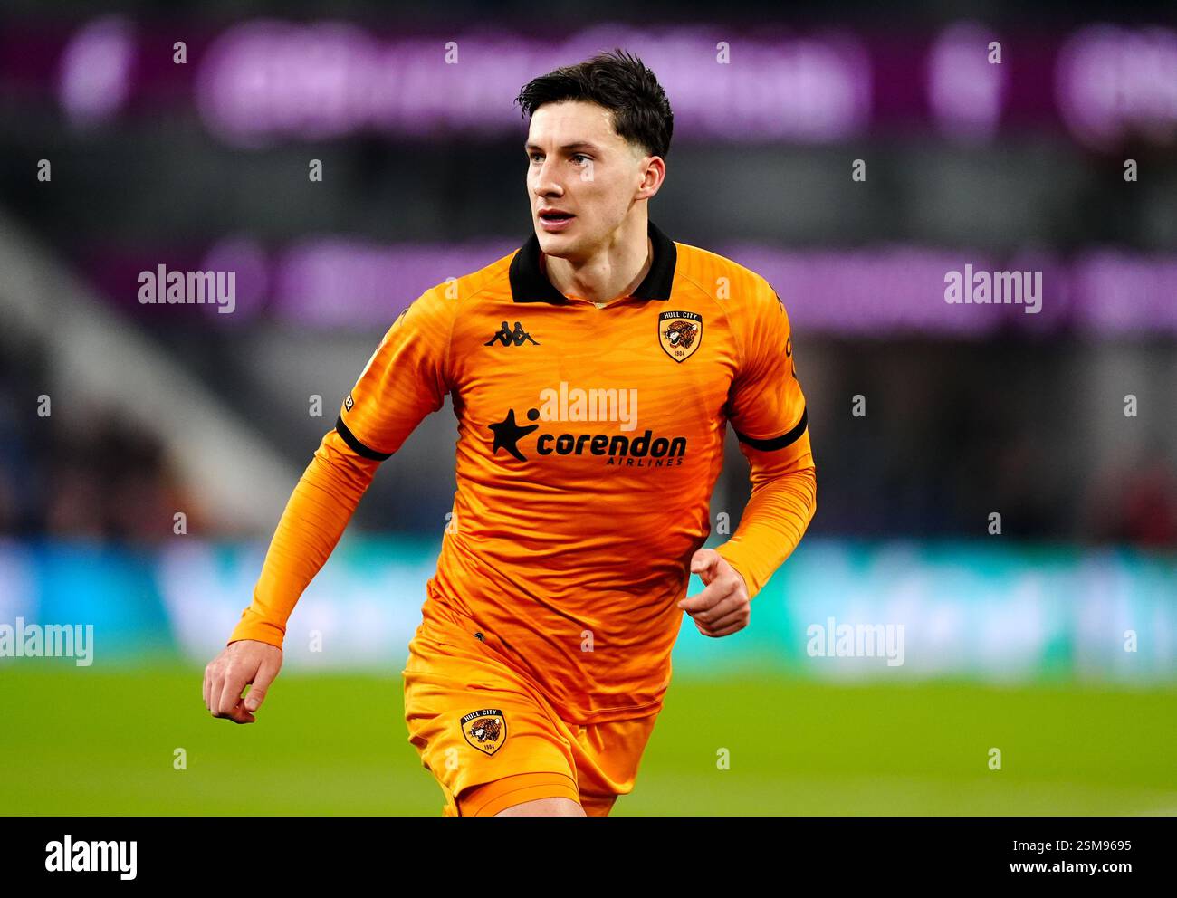 Hull City's Alfie Jones during the Sky Bet Championship match at Turf ...