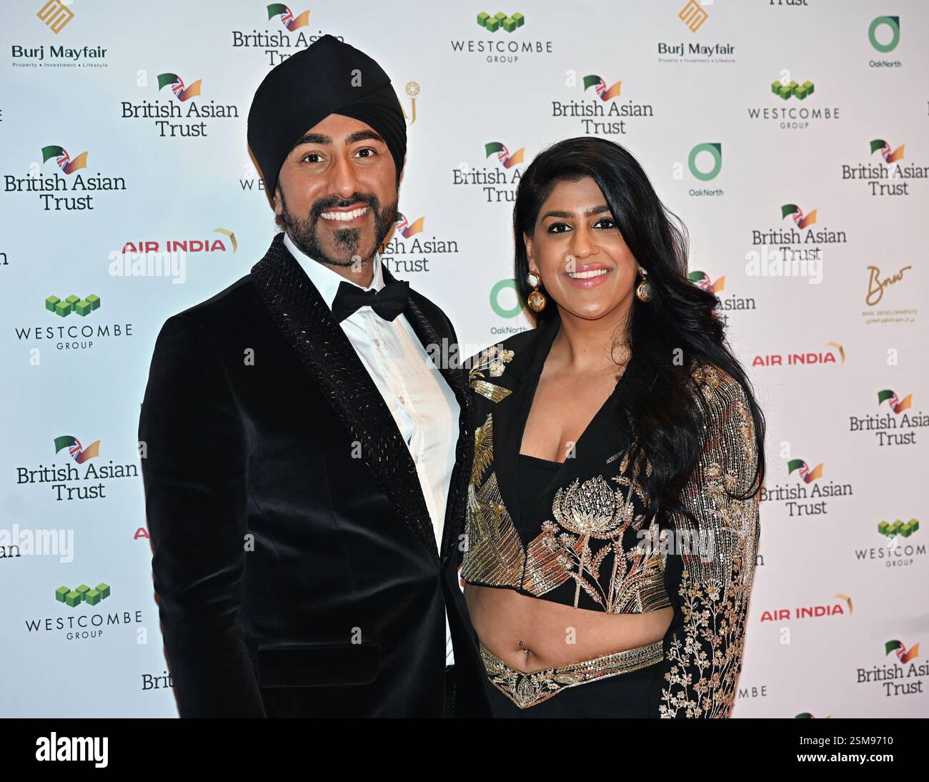 LONDON, UK. 11th Feb, 2025. Magic Singh and Pavan at the British Asian ...