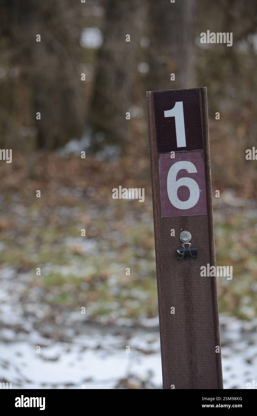 Number sixteen camp site Stock Photo - Alamy